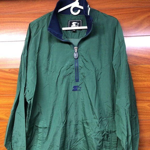 STARTER | Jackets & Coats | Vintage Mens Forest Green Starter Zip Up ...